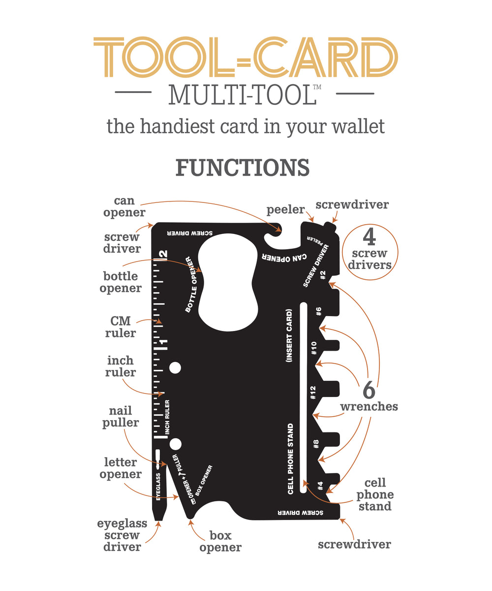 Card Size Multi-Tool – TOI Gifts & More