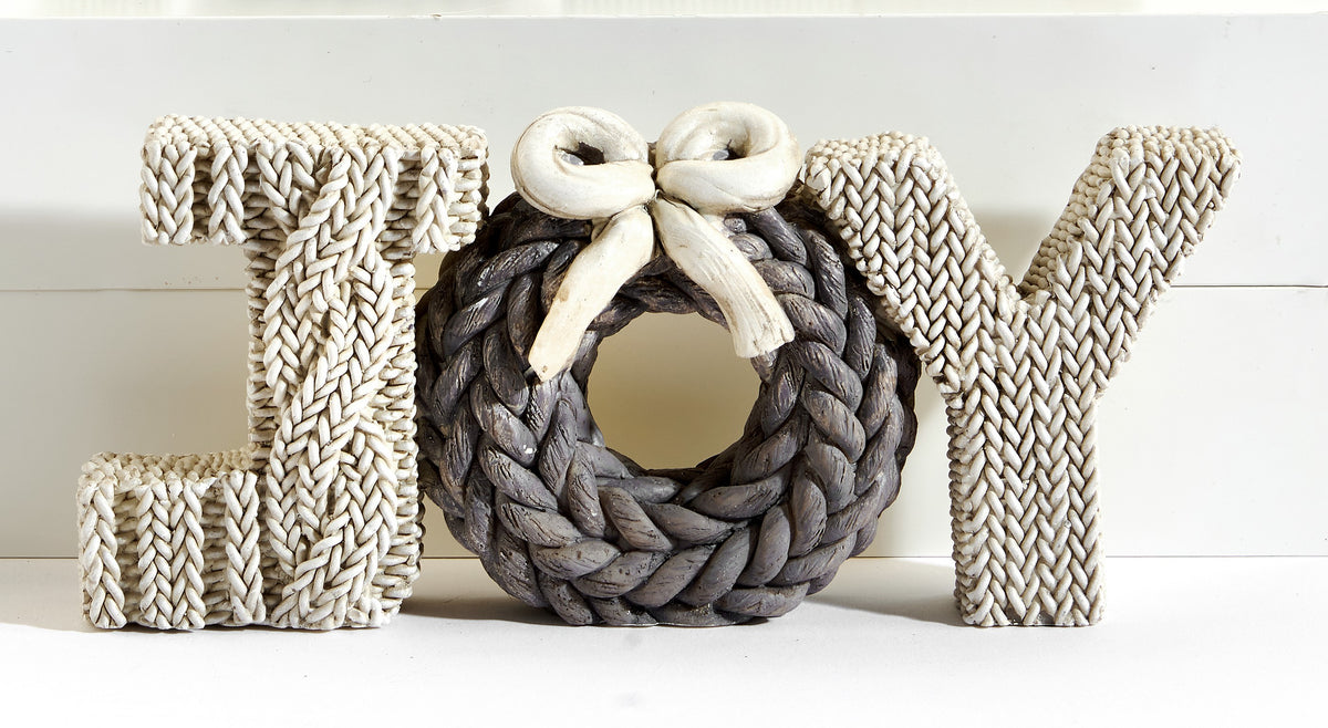 Cozy Word Table Décor – TOI Gifts & More