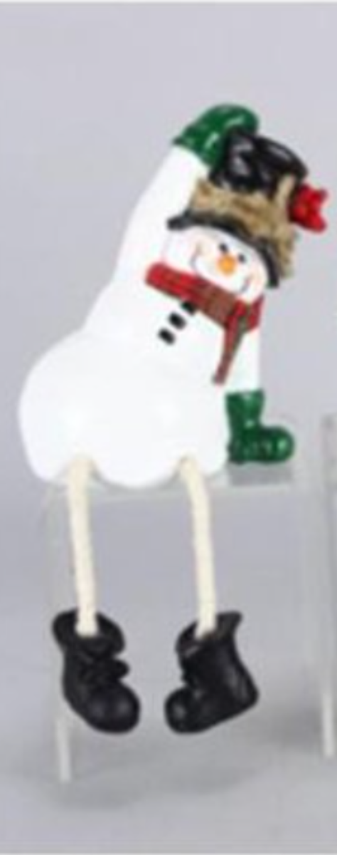 Resin Snowman w/ Dangle Legs – TOI Gifts & More